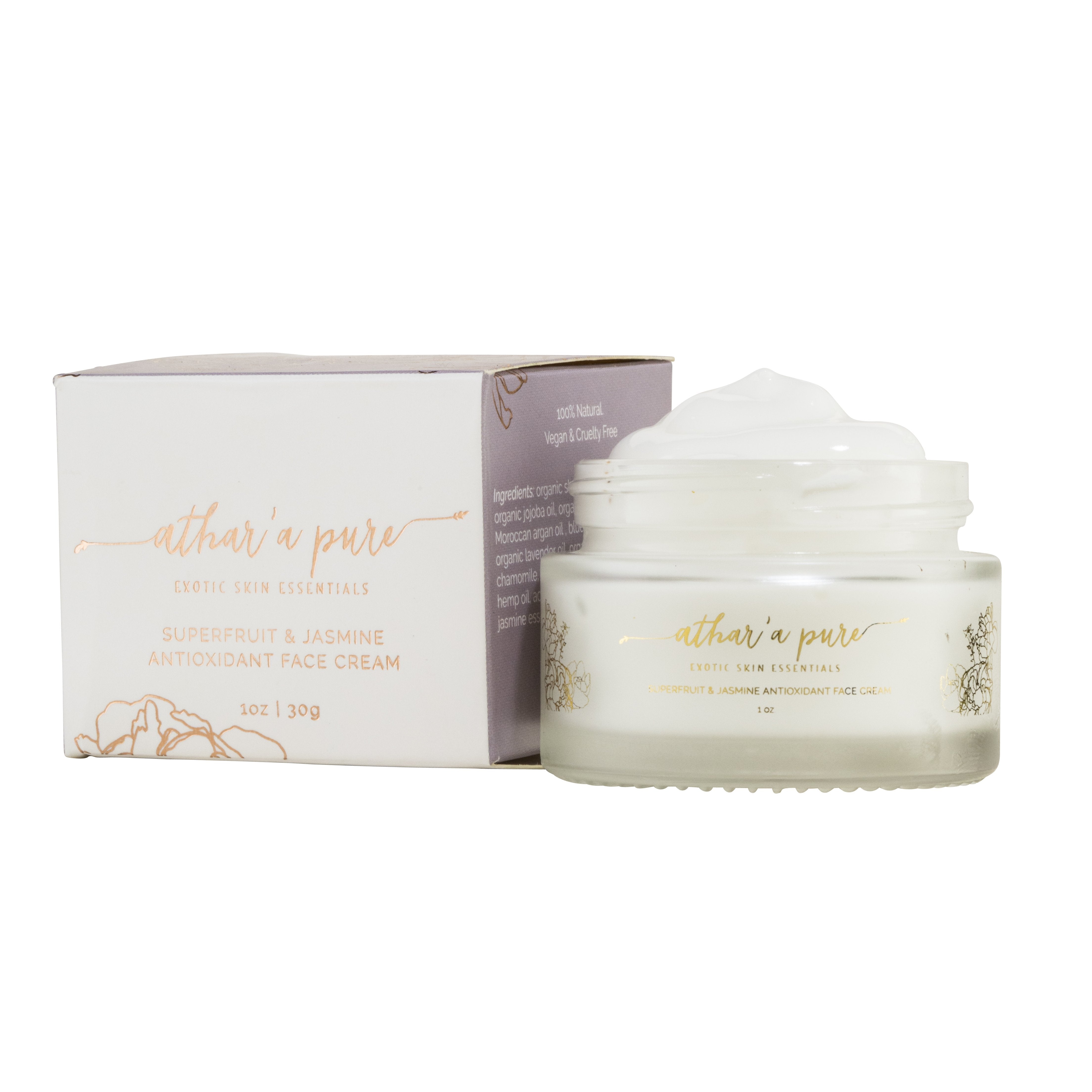 Best Natural Face Moisturizer - Vegan Anti Aging Cream | Athara Pure ...